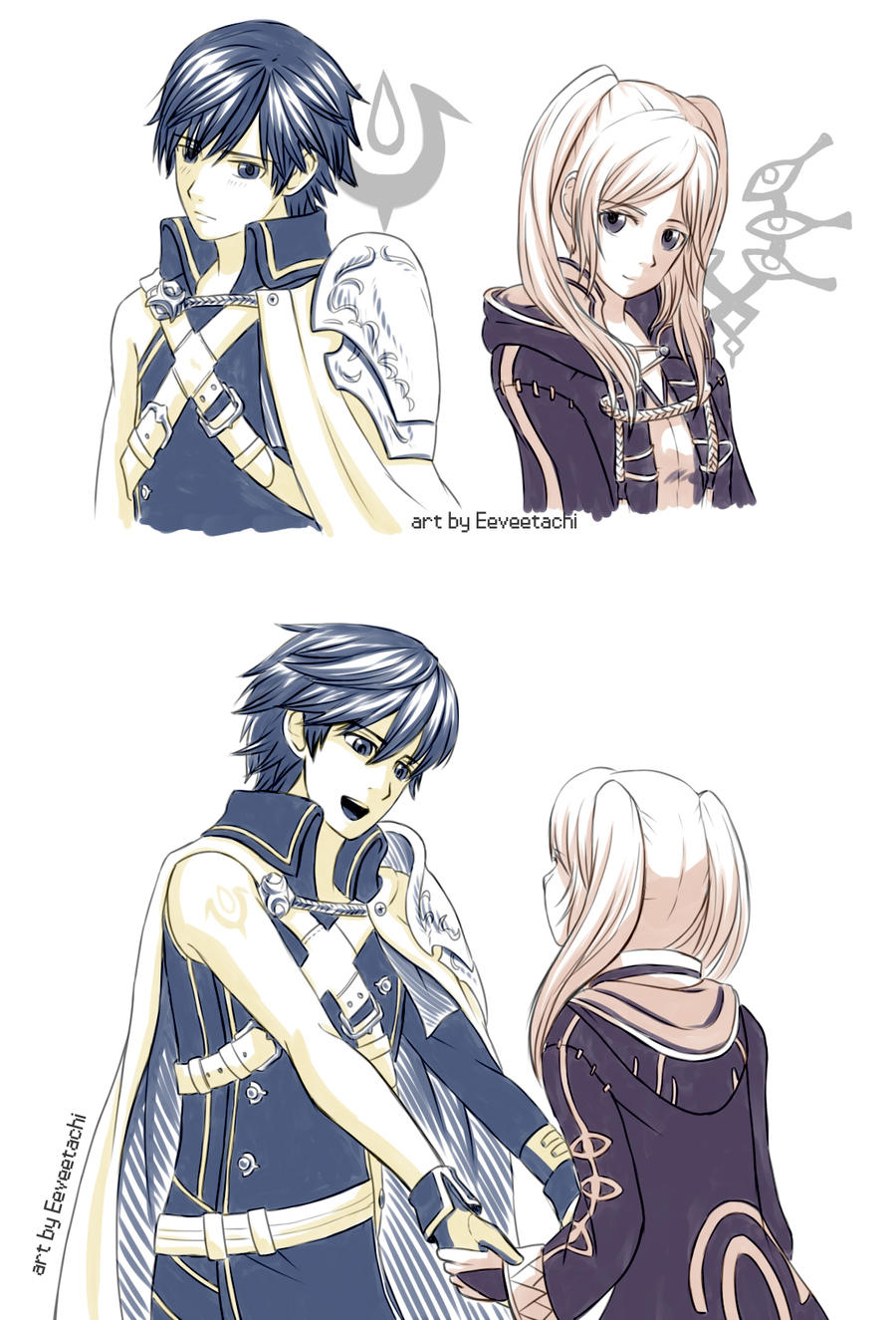 Chrom And Robin Doodles By Eeveetachi On Deviantart