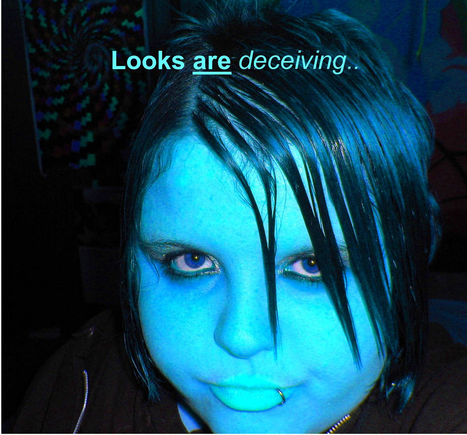 looks are deceiving.. by rainbowXraver14 on DeviantArt