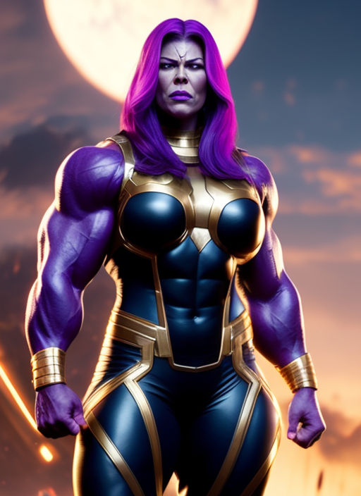Female Thanos by Greenhorn001 on DeviantArt Female Thanos by Greenhorn001 on DeviantArt