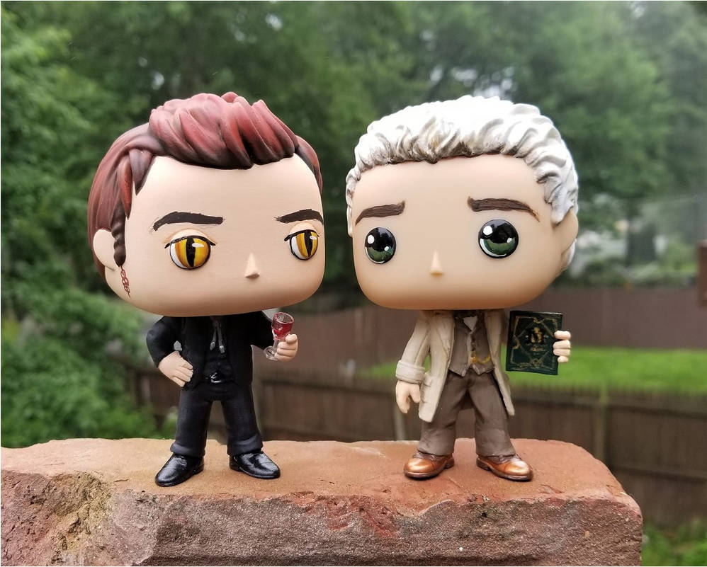 Custom Funko Pop Crowley and Aziraphale-Good Omens by LMRourke on ... Custom Funko Pop Crowley and Aziraphale-Good Omens by LMRourke on ...