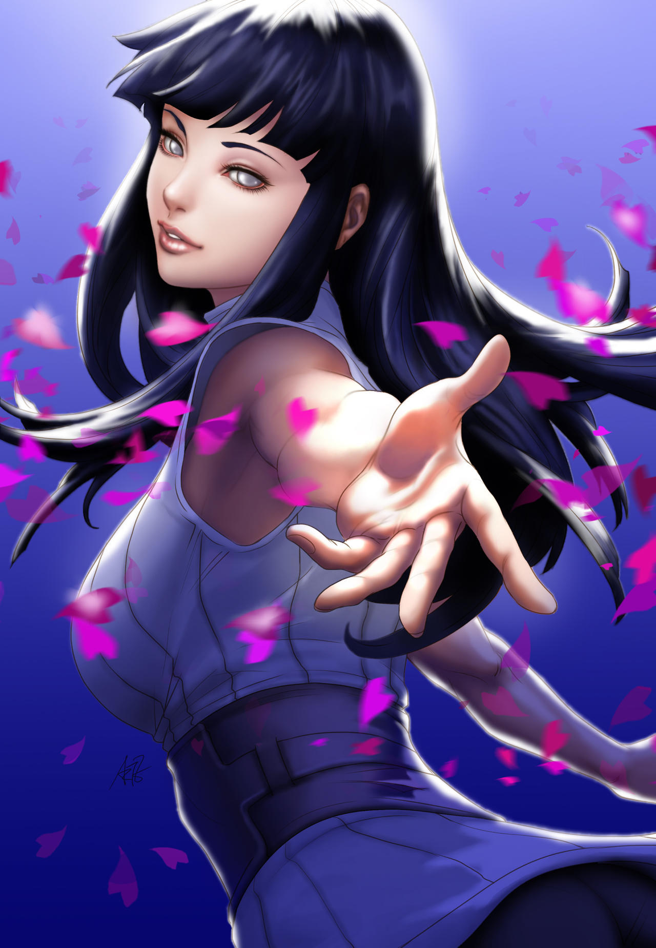 Hinata By Artgerm My Version By Laracaroline On Deviantart