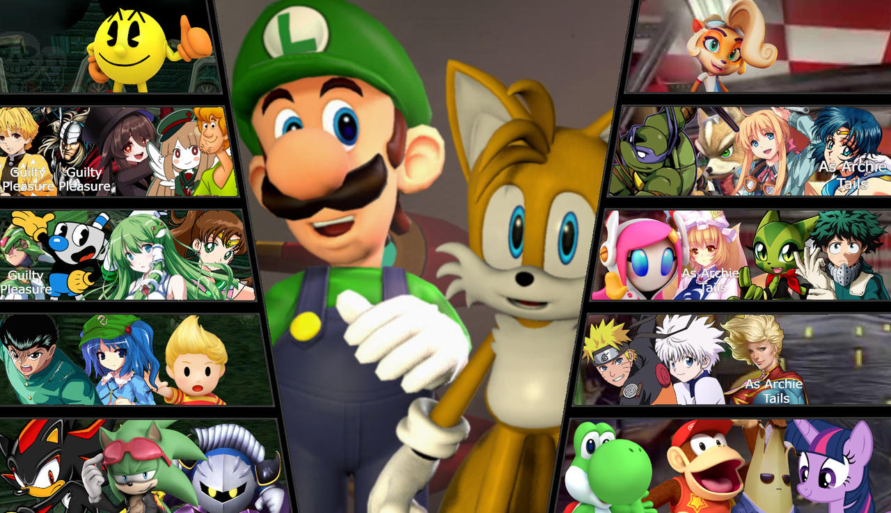 Luigi and Tails mu tier list by MarioSonicMadokagame on DeviantArt Luigi and Tails mu tier list by MarioSonicMadokagame on DeviantArt