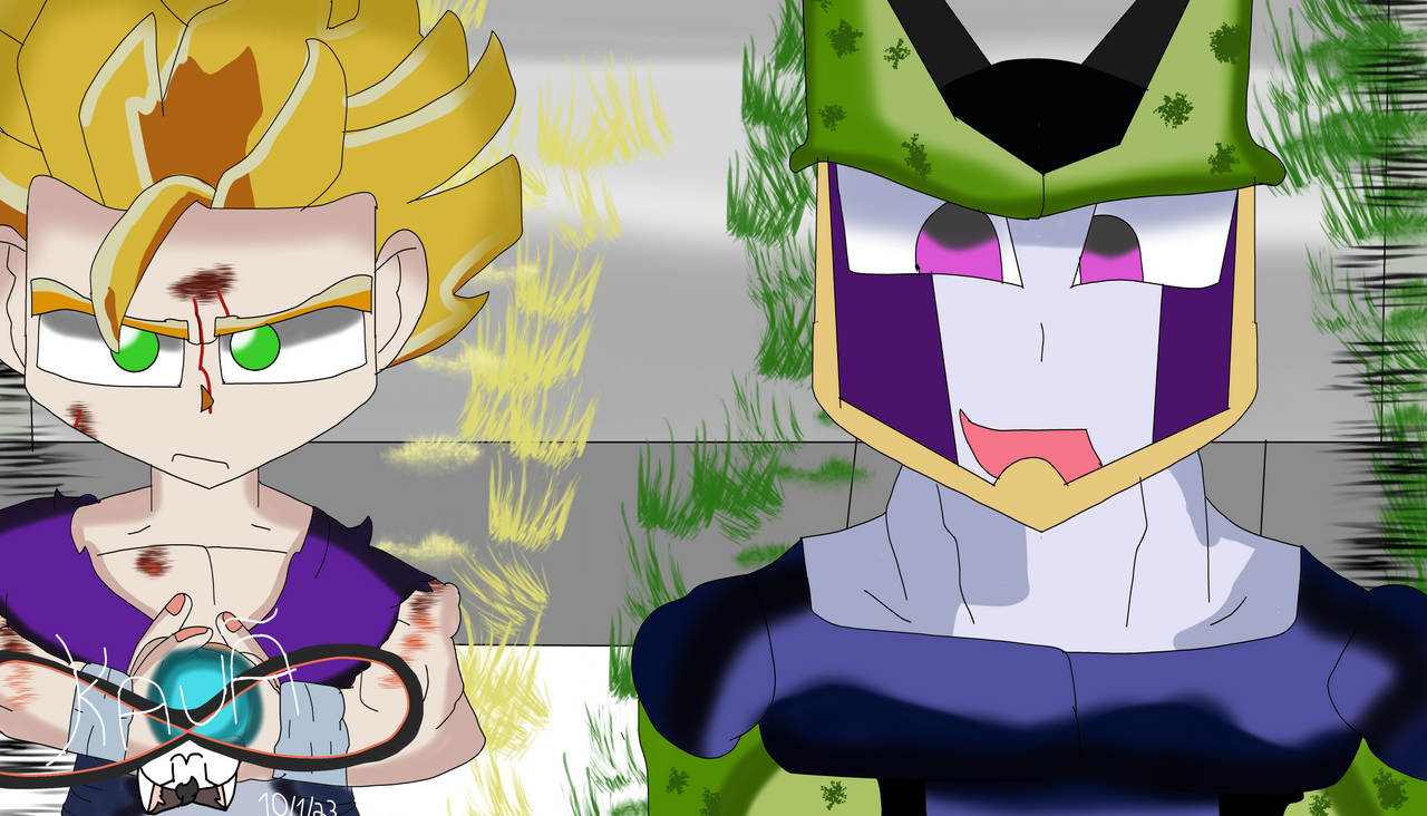 Gohan Vs Cell Art Of 2022 By Kauv578vr On Deviantart