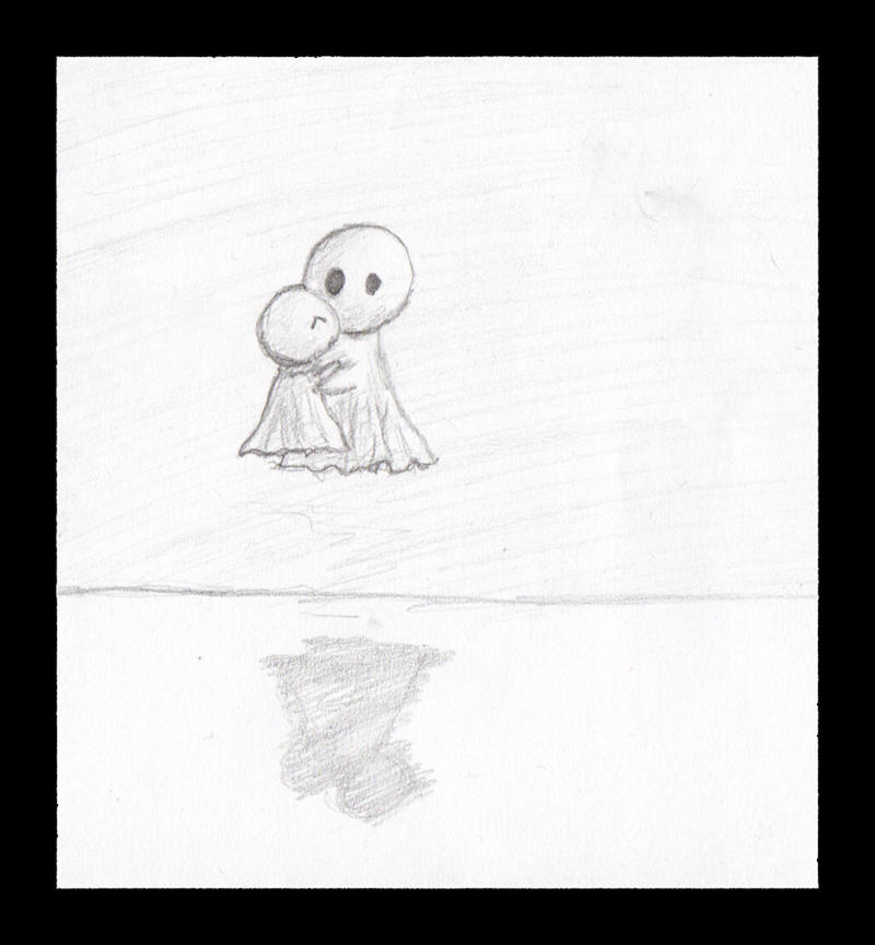 Sometimes ghosts needs hugs... by MirielDesign on DeviantArt