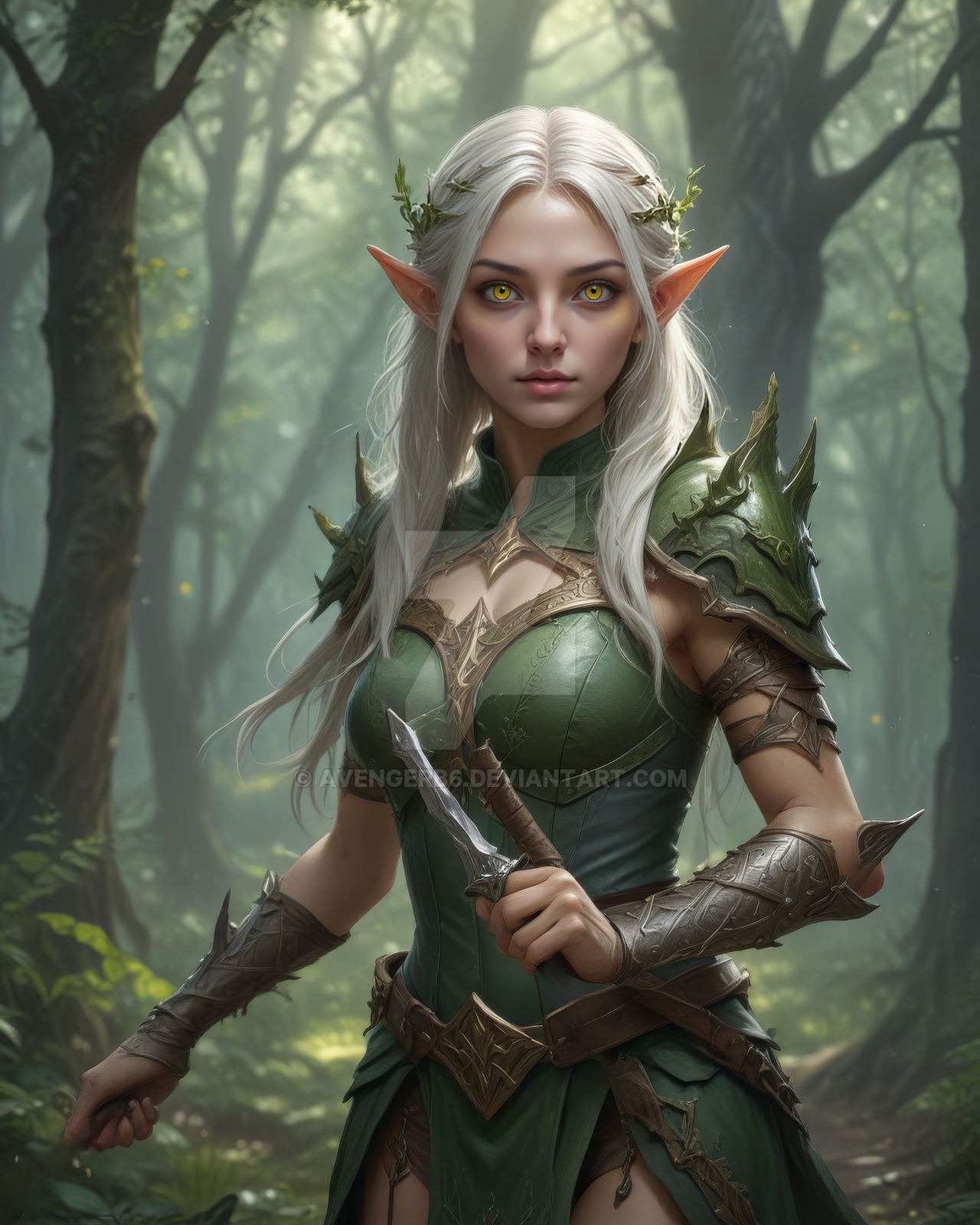 Open Adoptable Elven Warrior Girl 5 By Avengerb6 On Deviantart