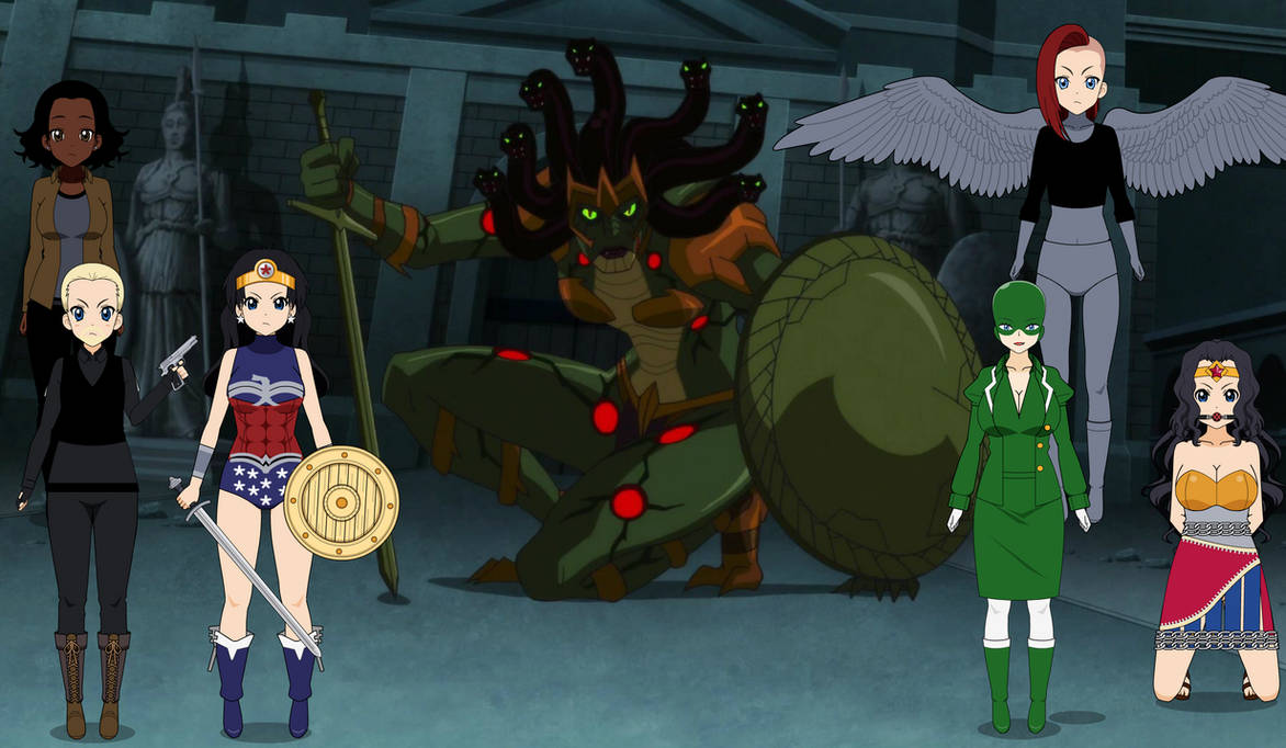 DC Comics - Wonder Woman vs Medusa by DarthLeonhart on DeviantArt DC Comics - Wonder Woman vs Medusa by DarthLeonhart on DeviantArt