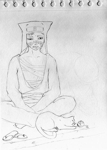 Kankuro and cat 2 by SimmyLu on DeviantArt