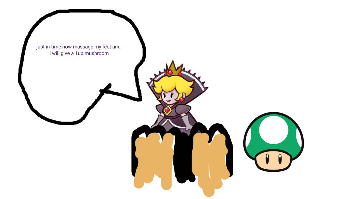 Evil Princess Peach Needs A Massage By Disneysegafan1000 On Deviantart