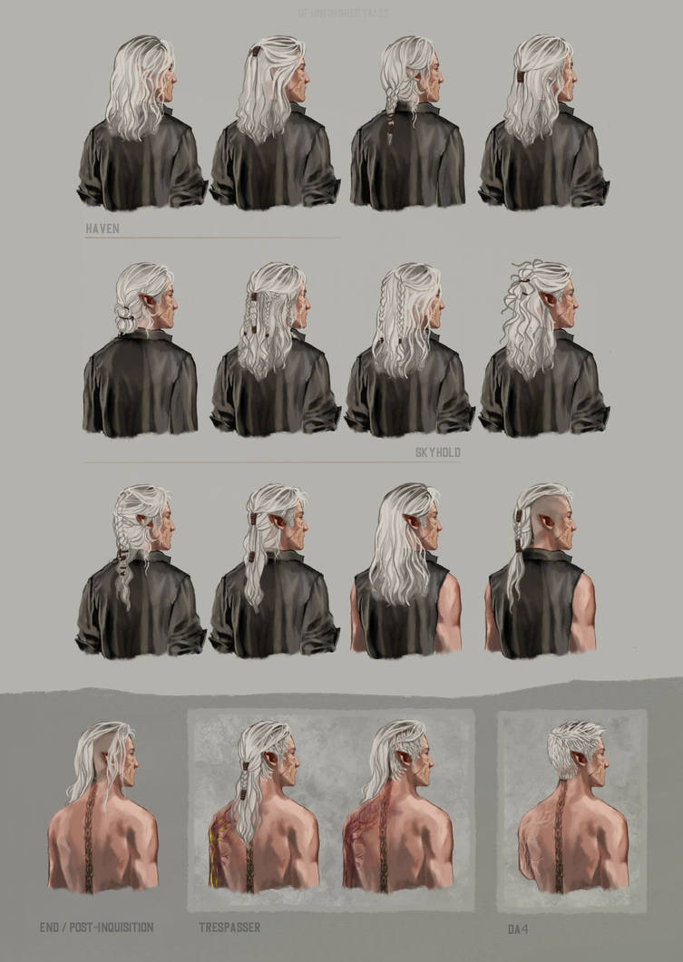 Ryvaes Hair Progression By Oryynalav On Deviantart