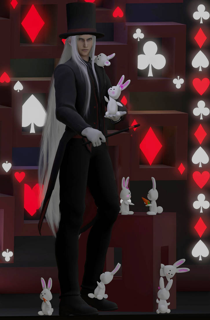 Sephiroth Circus Style By Akonyah On Deviantart
