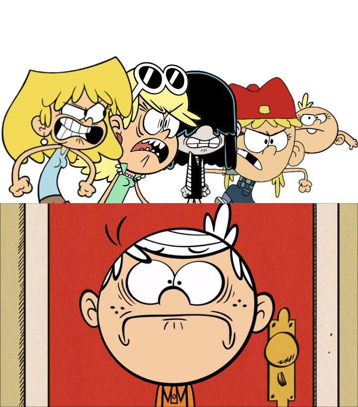 Lori Leni Lucy Lana And Lily Angry At Lincoln By Conorkingofcreative On Deviantart