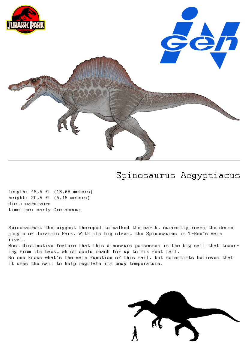 Spinosaurus Ingen File By March90 On Deviantart