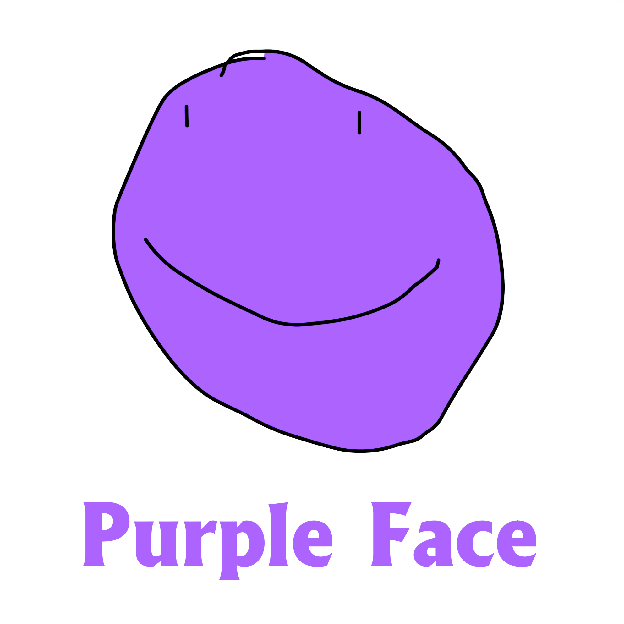 Purple Face V2 By Lukesamsthesecond On Deviantart