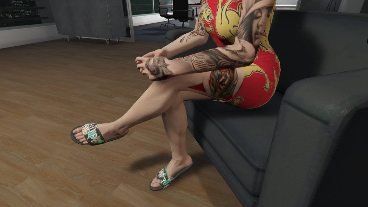 Gta Online Sabina Feet On Fire Pt1085 By Hakai1997 On Deviantart