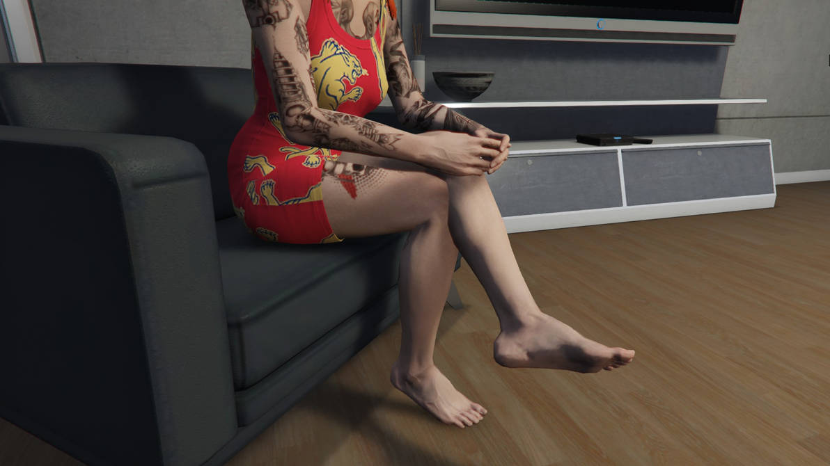 Gta Online Sabina Feet On Fire Pt1090 By Hakai1997 On Deviantart