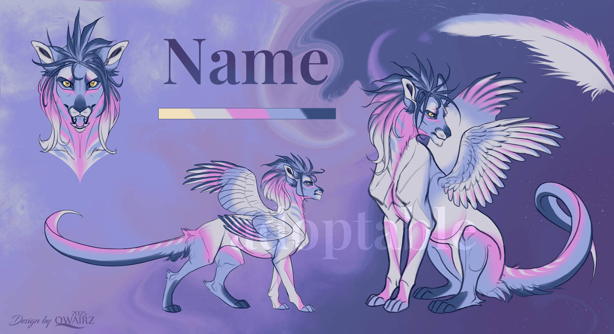 Winged Lion Adoptable | OPEN by Qwairz on DeviantArt Winged Lion Adoptable | OPEN by Qwairz on DeviantArt
