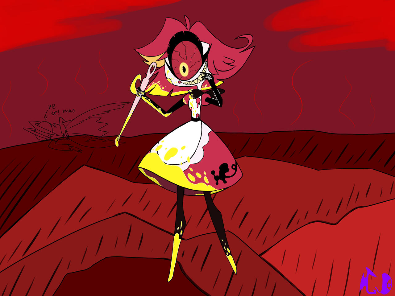 Niffty Hazbin Hotel By Lunarnightdragon On Deviantart