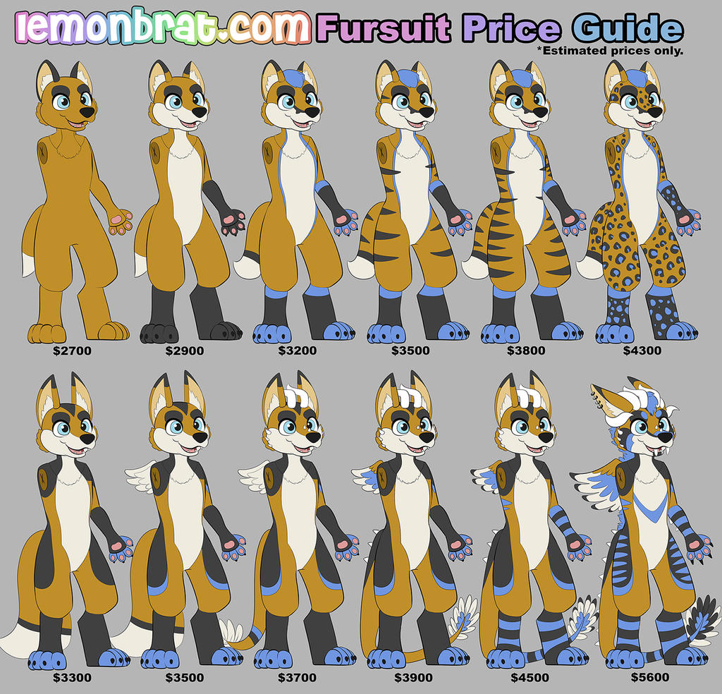 Fursuit Price Guide By Lemonbrat On DeviantArt fursuit-price-guide-by-lemonbrat-on-deviantart