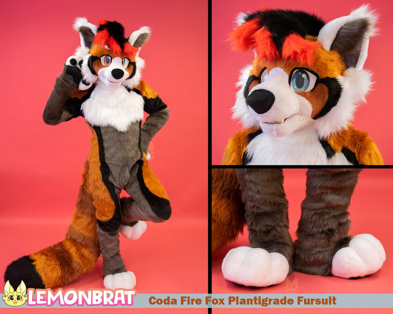 Coda Fire Fox Plantigrade Fursuit January 2023 By Lemonbrat On Deviantart