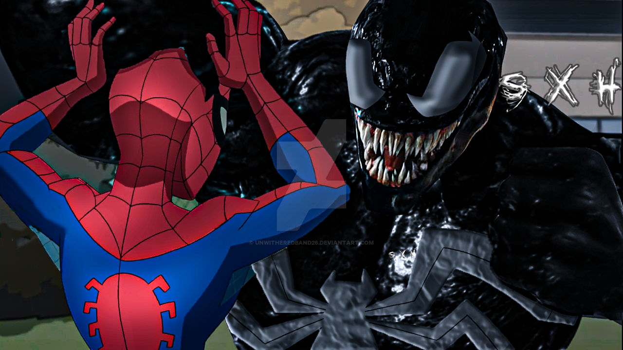 Venom And Spectacular Spiderman By Unwitheredband26 On Deviantart