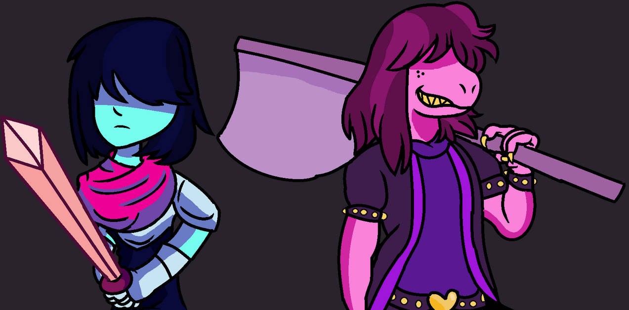 Kris And Susie Deltarune By Thatonecrazyartist18 On Deviantart