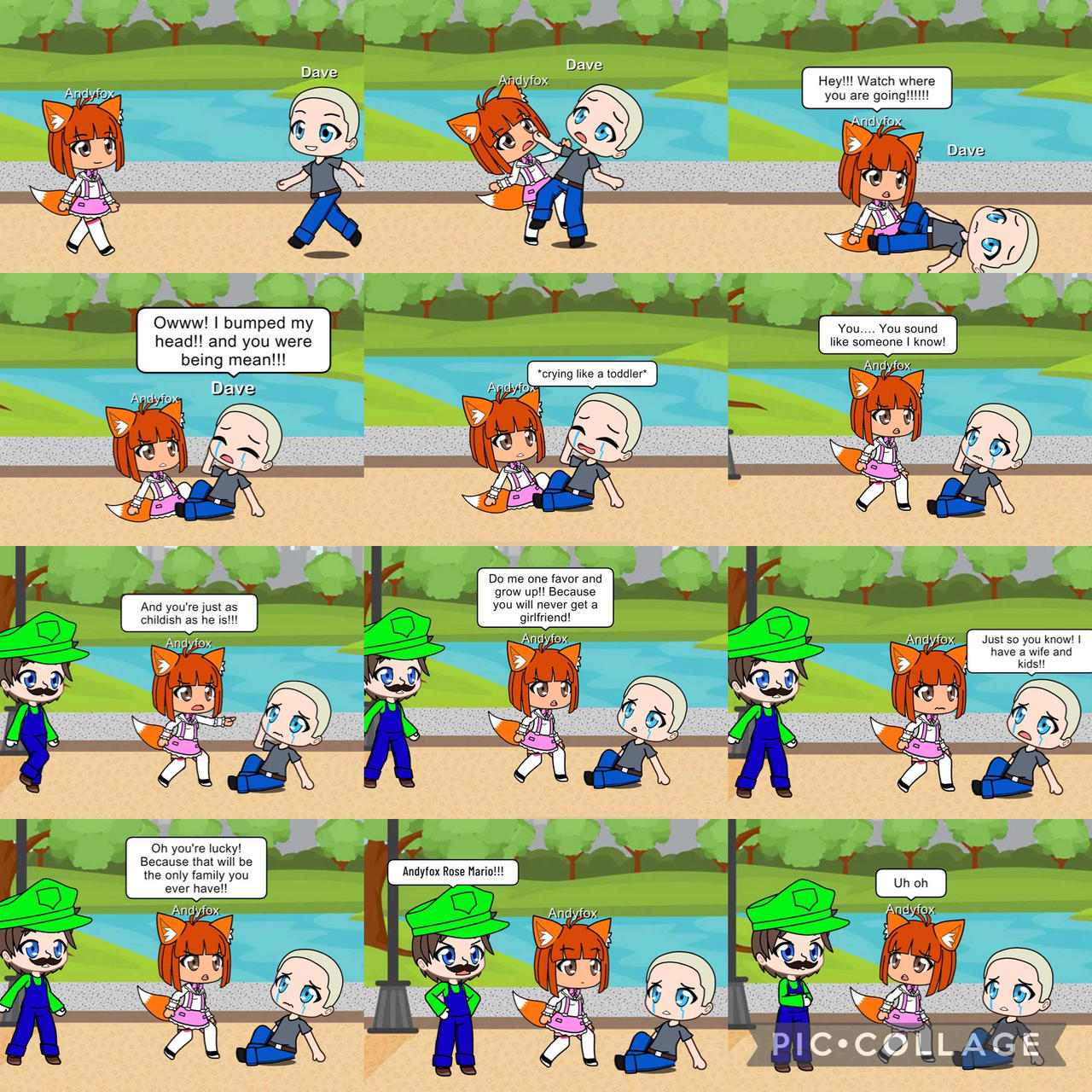 Andyfox Meets Dave By Andyfoxmario On Deviantart