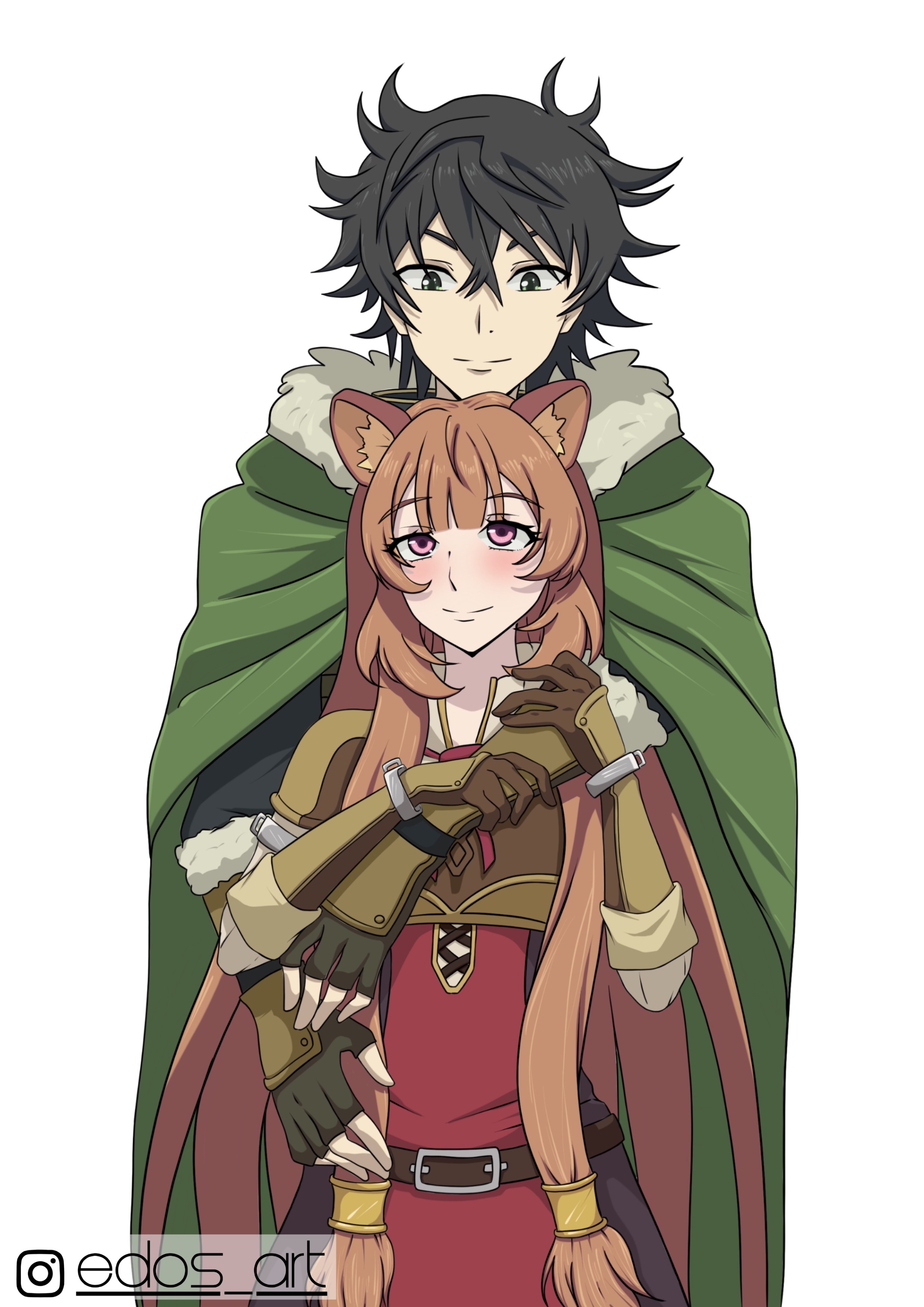 Raphtalia X Naofumi Fanart By Edymart90 On Deviantart