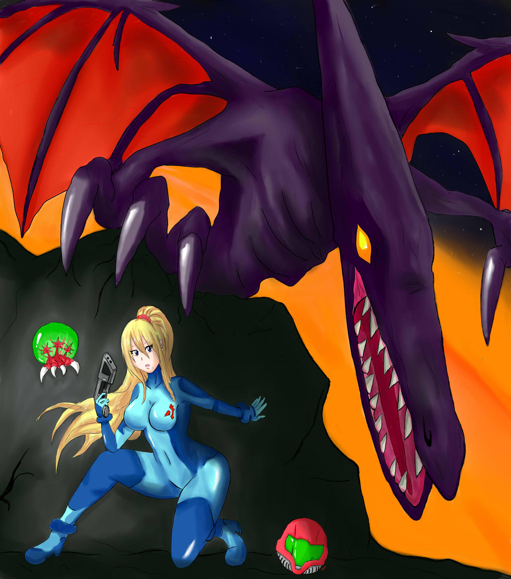 Samus And Ridley By Nevarkun On Deviantart