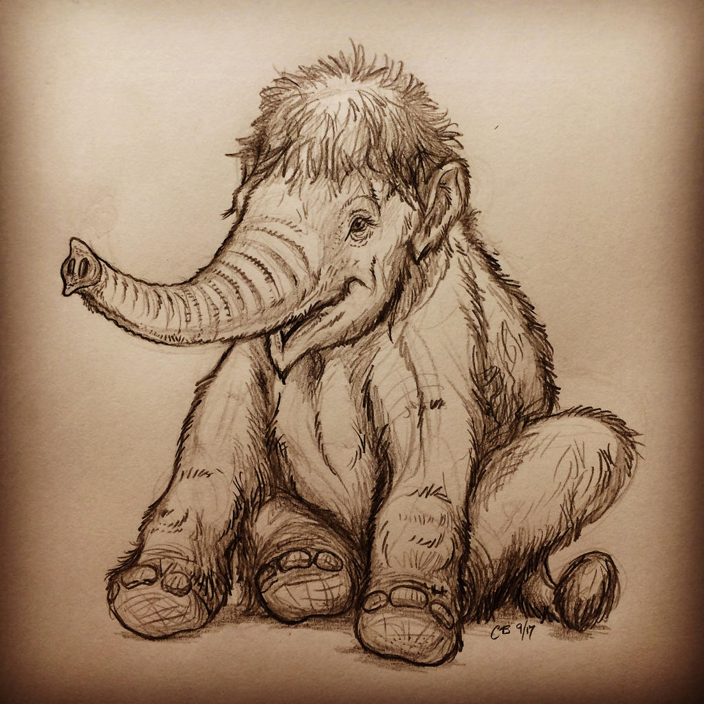 Woolly mammoth calf by BlueCea on DeviantArt Woolly mammoth calf by BlueCea on DeviantArt