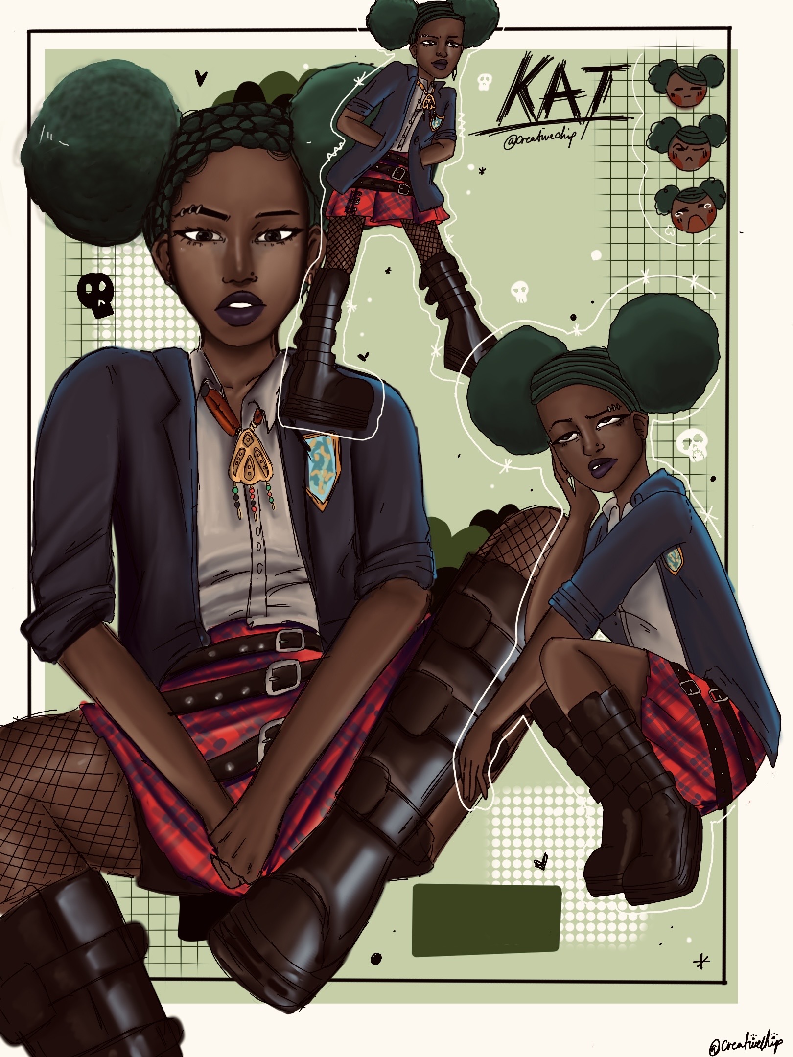 Kat From Wendell And Wild 3 By Creativechip On Deviantart