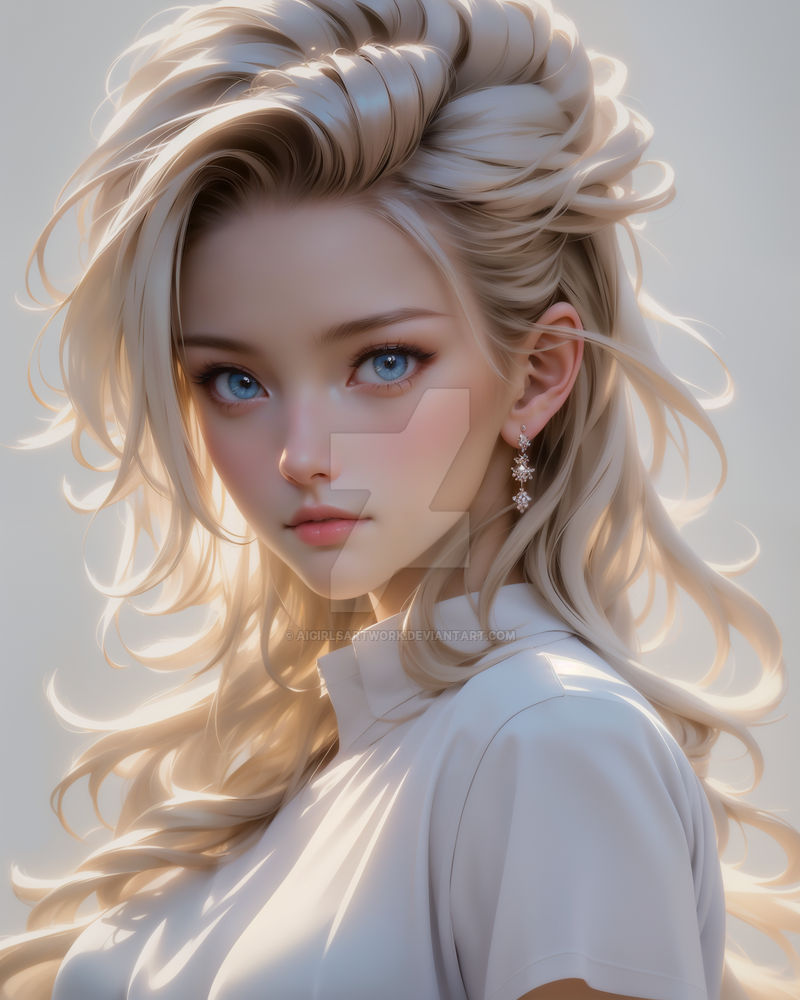 Cute And Sexy Anime Girl By Aigirlsartwork On Deviantart