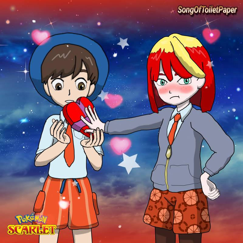 Florian X Mela Just Take This Stupid Valentine By Songoftoiletpaper On Deviantart