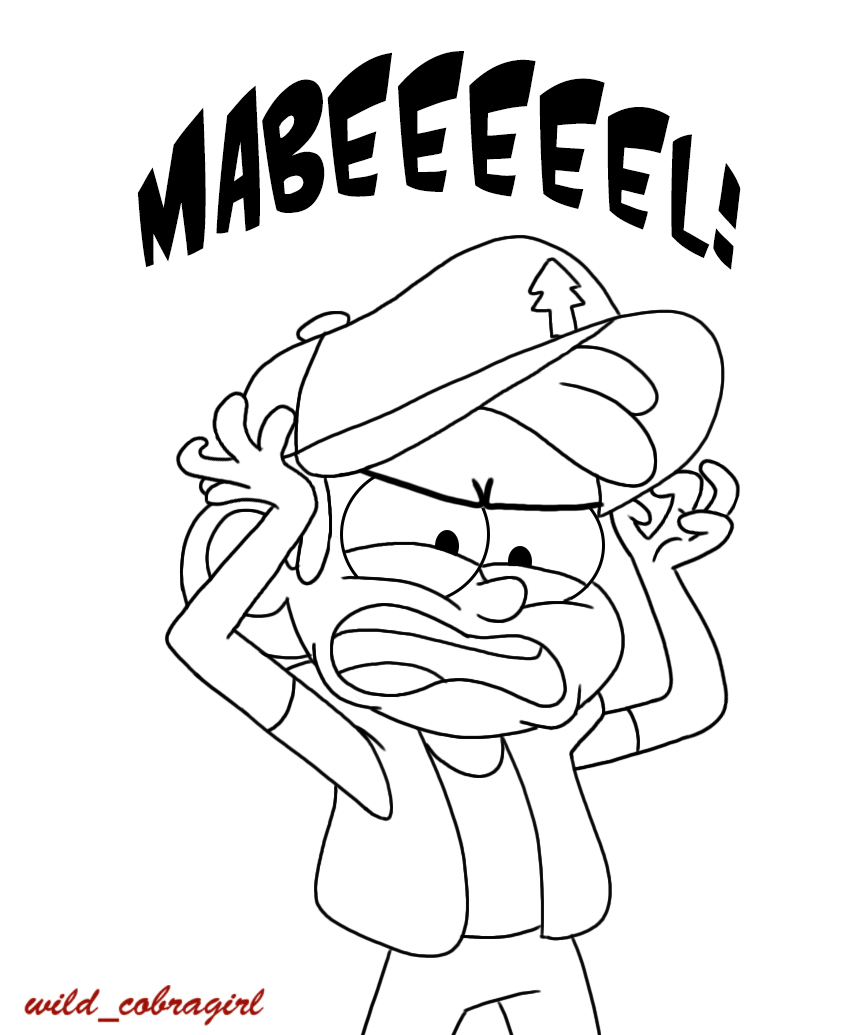 Dipper Shouting By Wild Cobragirl On Deviantart