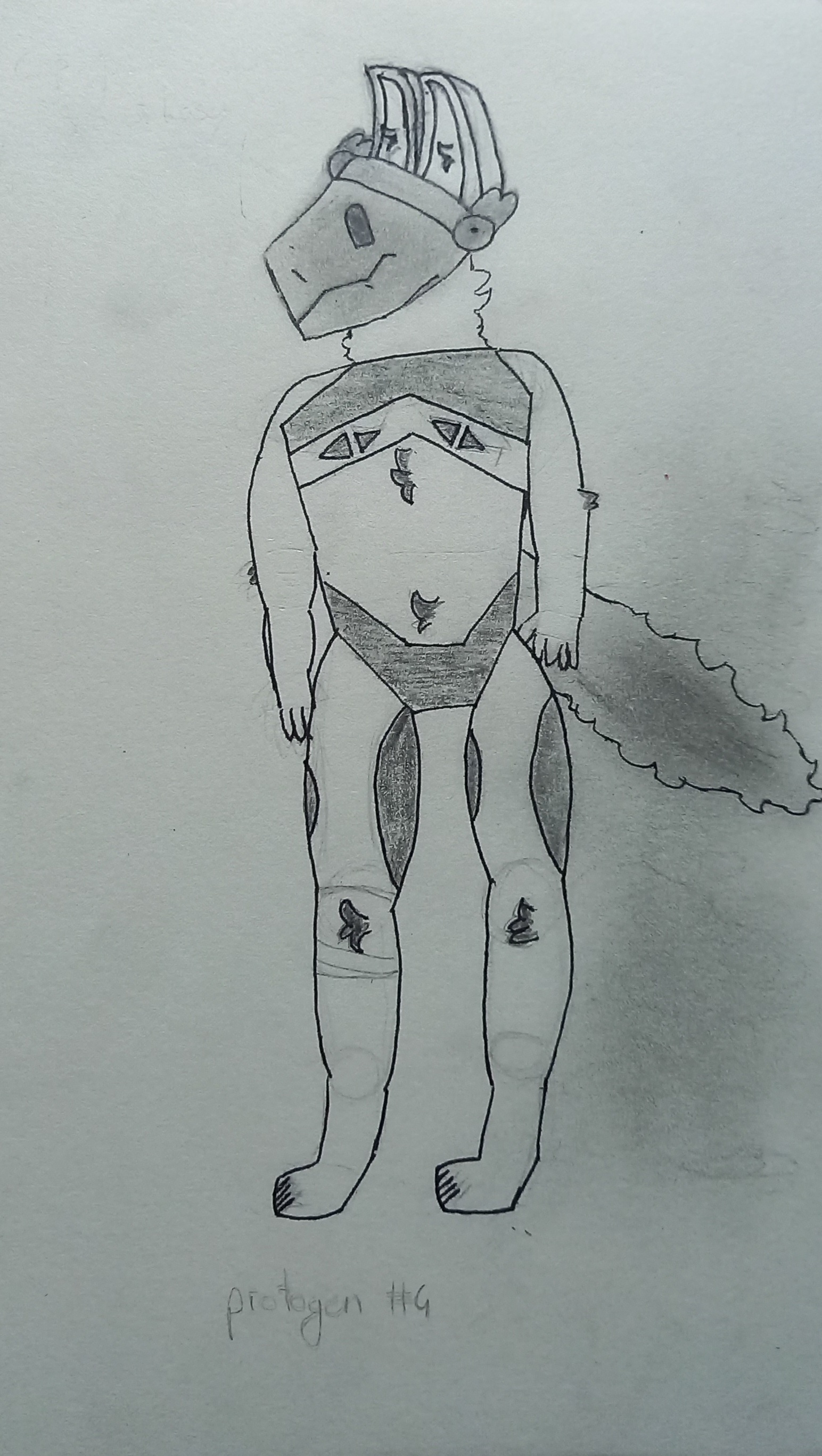 Protogen Drawing By Ph Urrie On Deviantart