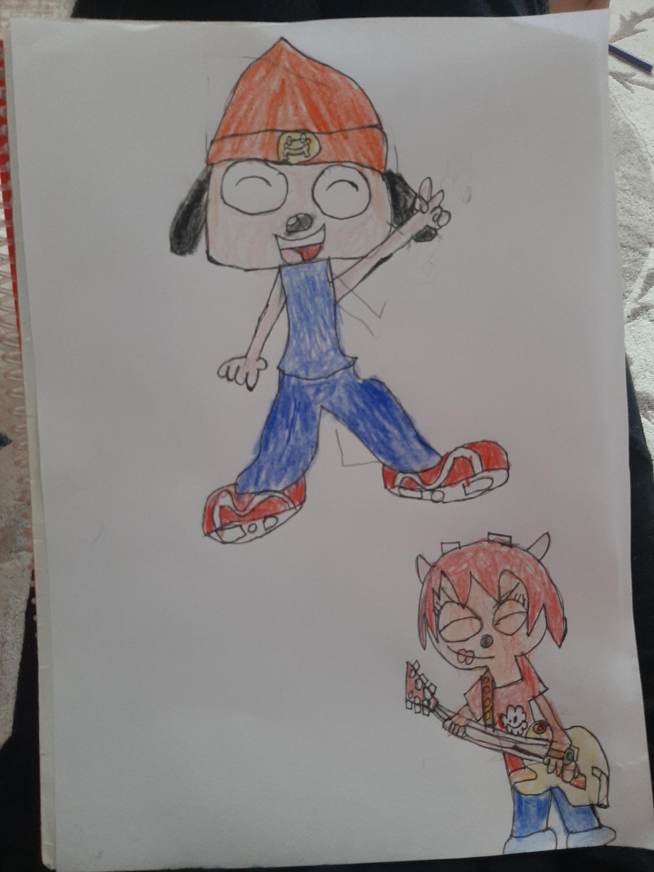 Parappa And Lammy Redraw By Shadowtheporcupine64 On Deviantart