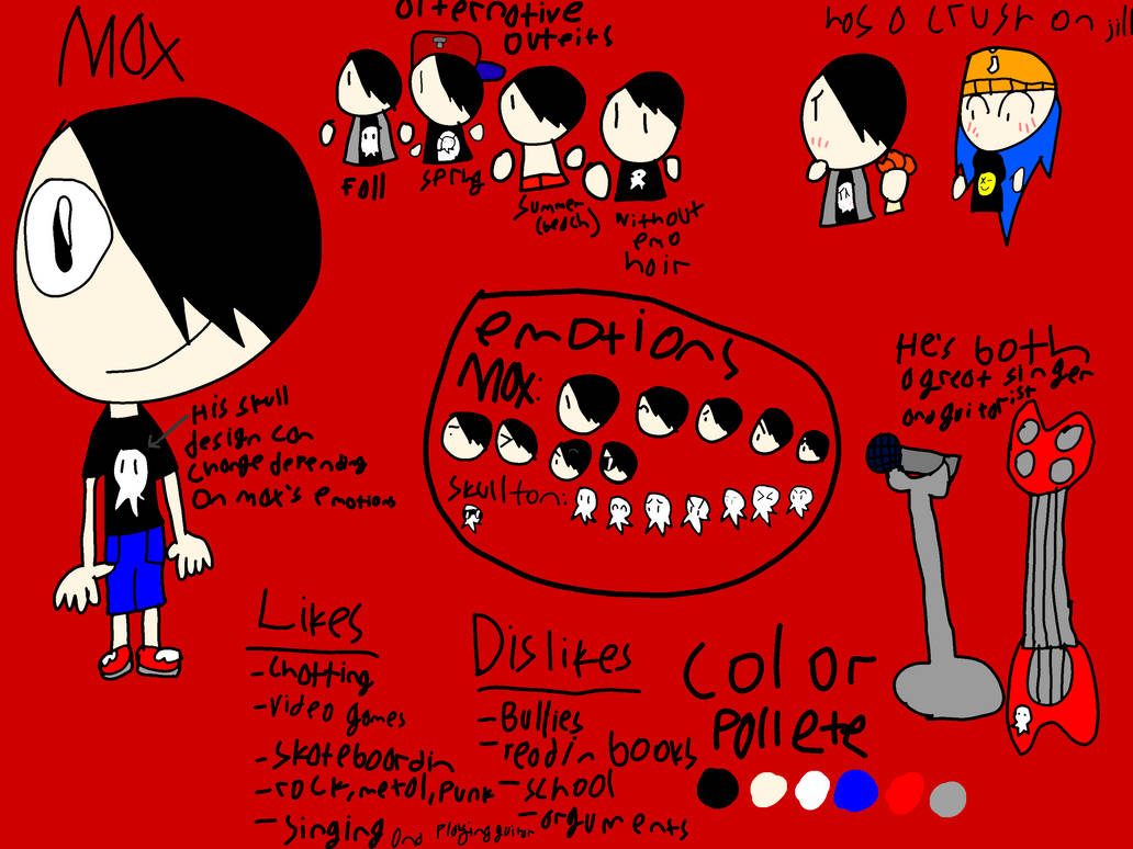 Max Ref Sheet Updated By Deepoftheweb On Deviantart