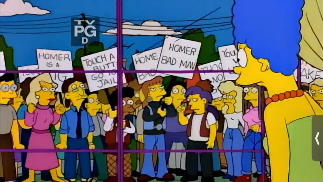Angry Mob Homer Badman By Benhughes14 On Deviantart
