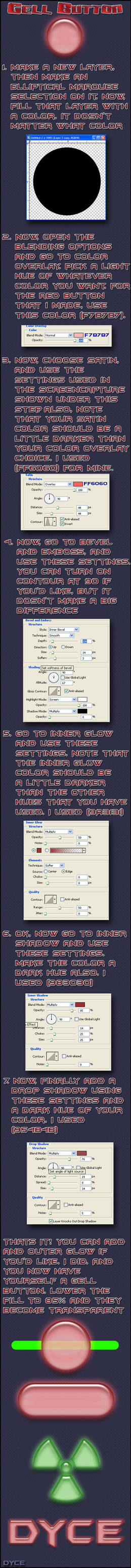 Gel Button Tutorial By Dyceibg On Deviantart