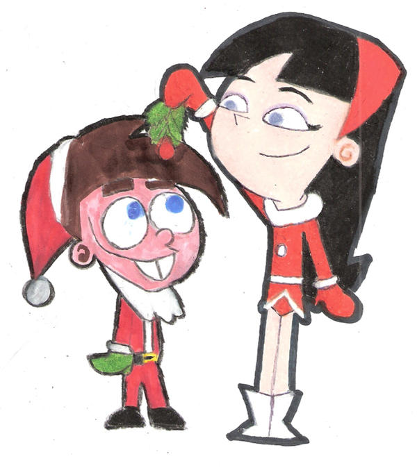 Timmy and Trixie Christmas Pic by Ultrasponge on DeviantArt