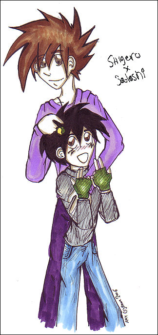 Pokemon Shigeru And Satoshi By Rewel On Deviantart