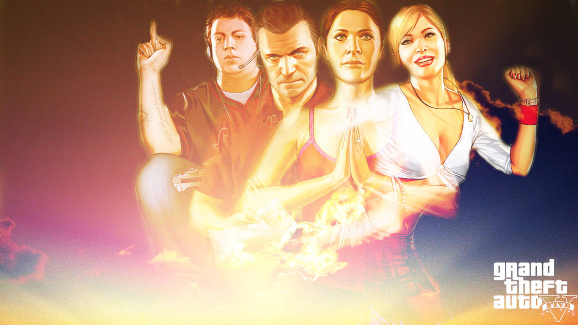 Grand Theft Auto V Michael Tracey Amanda And J By Barrymk100 On Deviantart