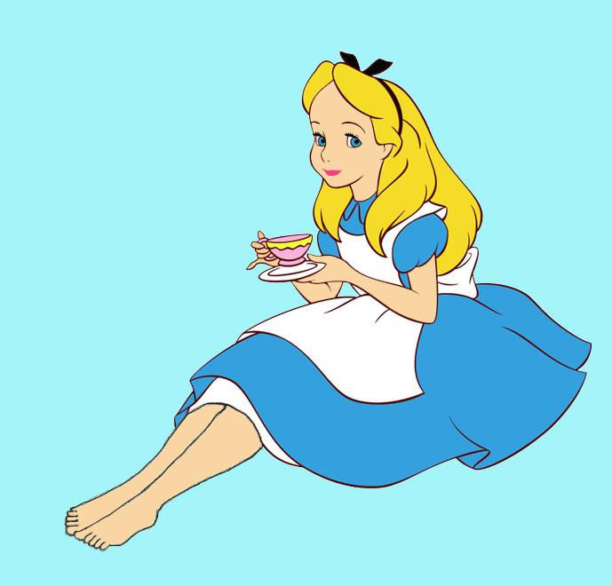 Alice In Wonderland Cartoon Feet