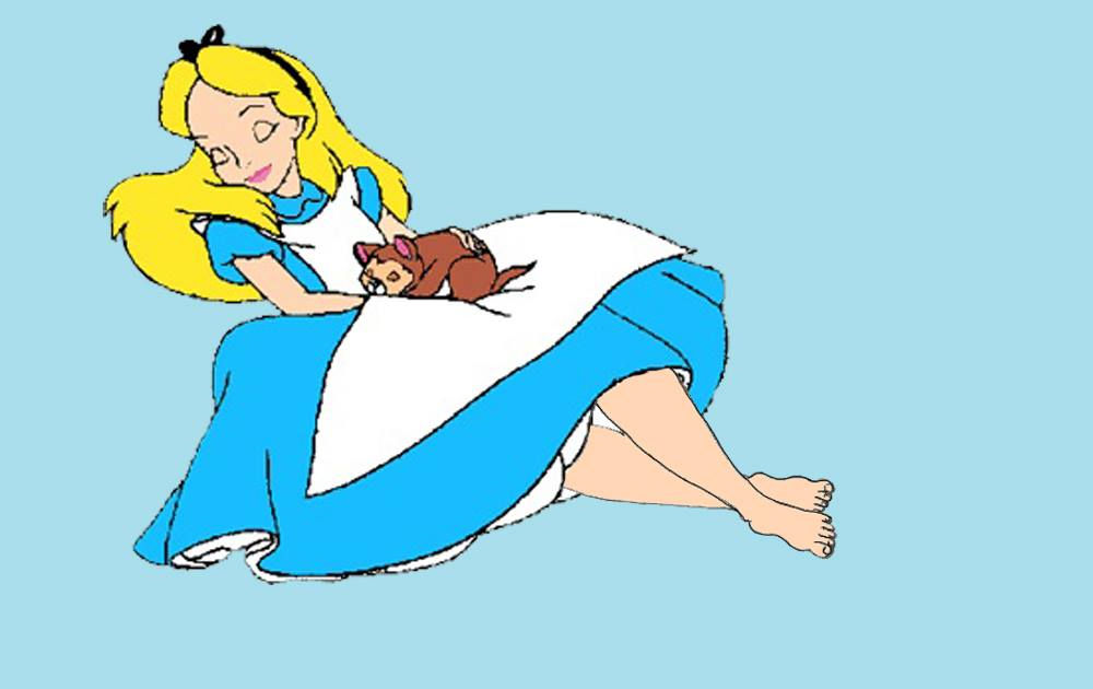 Alice Sleeping Barefoot By Chipmunkraccoonoz On Deviantart