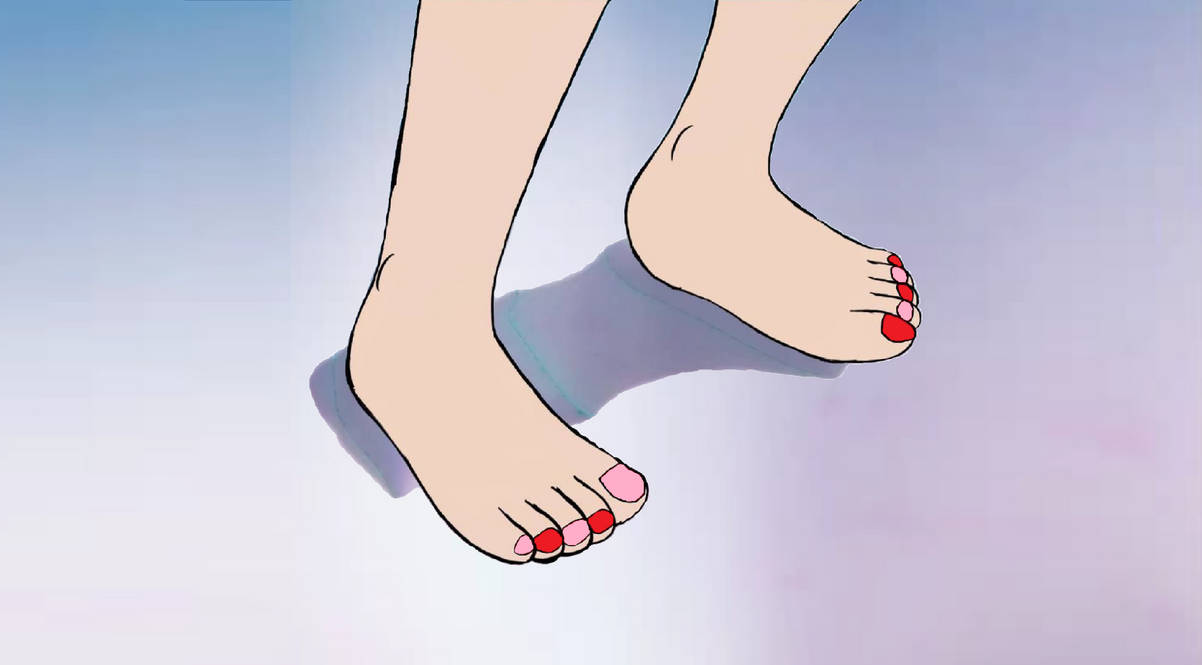 Serenas Feet And Red Pink Toenails By Chipmunkraccoonoz On Deviantart