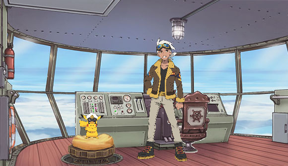 Friede And Captain Pikachu On Captains Deck By Chipmunkraccoonoz On Deviantart