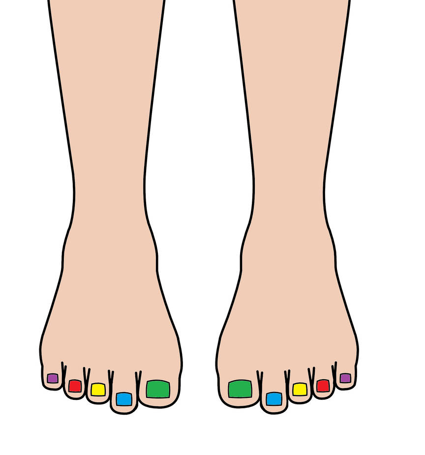 Giantess Betsy Bobbins Colorful Toenails By Chipmunkraccoonoz On