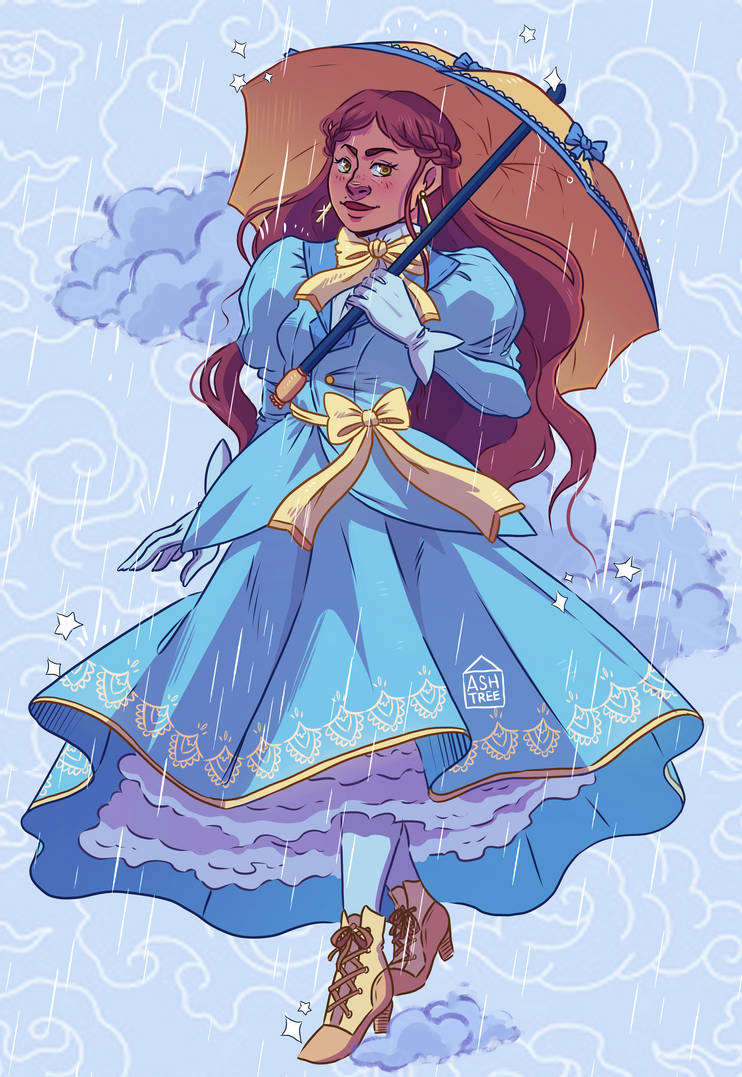 Magical Rain Girl By Ashtree House On Deviantart