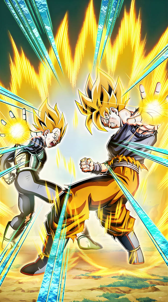 SSJ Goku and SSJ Vegeta (LR) (Dokkan Battle) HD by clannadan on DeviantArt SSJ Goku and SSJ Vegeta (LR) (Dokkan Battle) HD by clannadan on DeviantArt