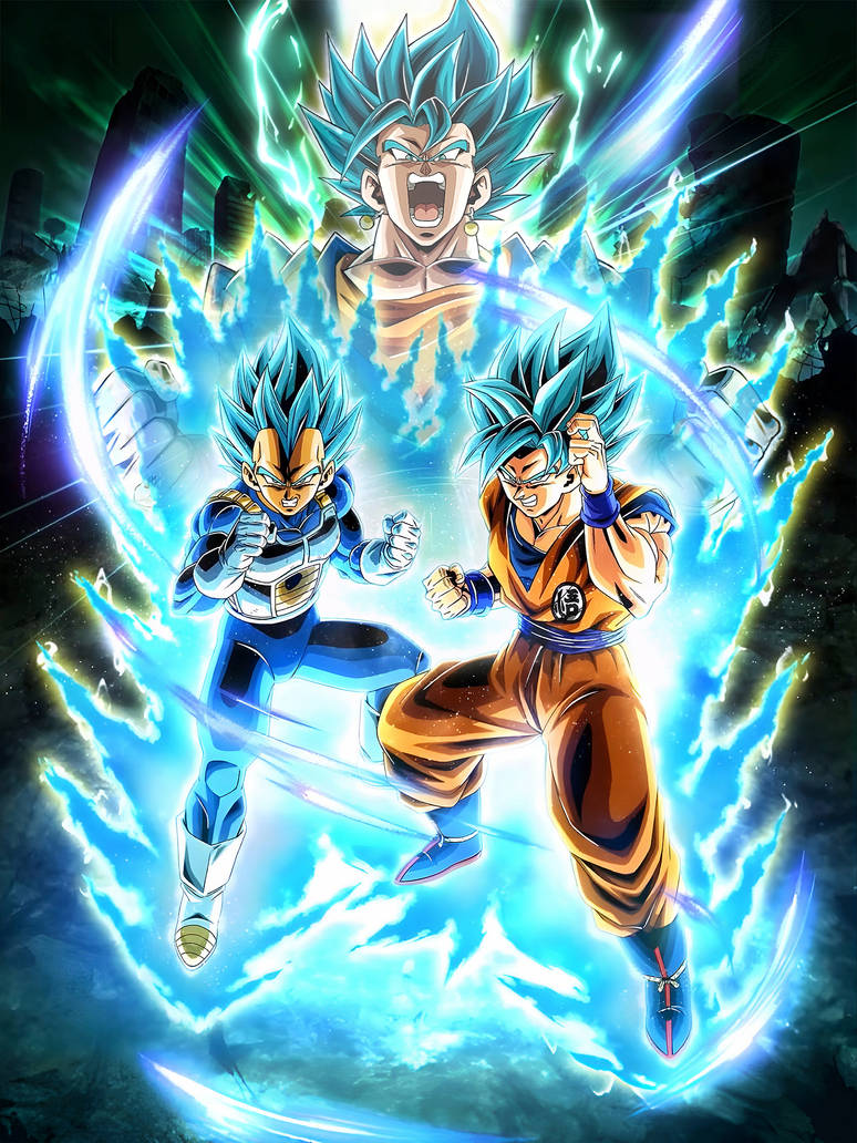 SSB Goku and SSB Vegeta (Dokkan Battle) HD by clannadan on DeviantArt SSB Goku and SSB Vegeta (Dokkan Battle) HD by clannadan on DeviantArt
