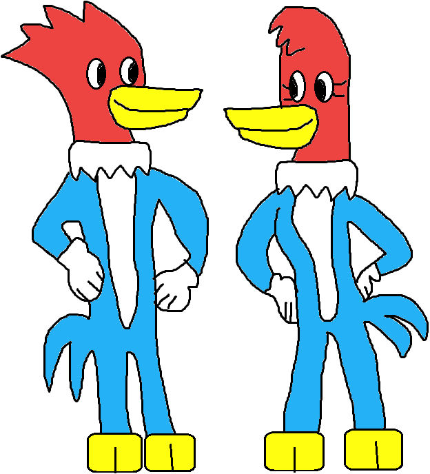 Woody And Winnie Woodpecker By Jacobyel On Deviantart